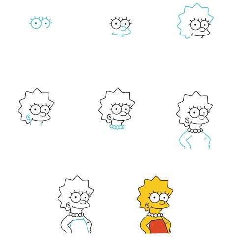 17 Easy Lisa Simpson Drawing Ideas Drawing Photos