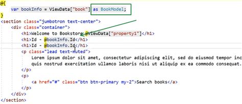 Pass Data Across Views In Net Mvc