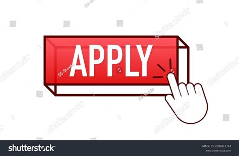 Apply Cursor Button Internet Icon Pointer เวกเตอร์สต็อก ปลอดค่า