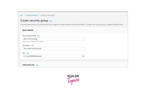Security Groups In AWS Scaler Topics
