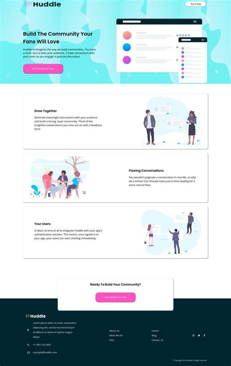 Frontend Mentor Responsive Landing Page With Css Flexbox Coding Challenge Solution