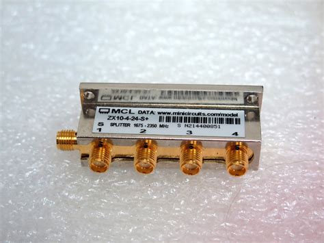 Mini Circuits Zx10 4 24 S Power Splitter Combiner Coaxial Microwaves