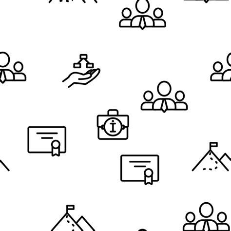 Info Business Vector Seamless Pattern 10220307 Vector Art At Vecteezy