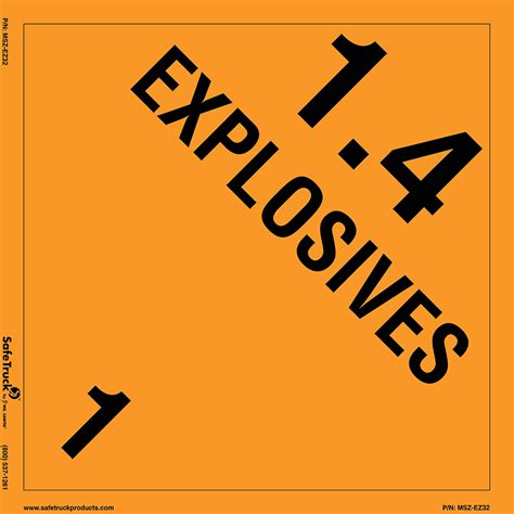 Explosives 1 Decal Ms Carita Safetruck