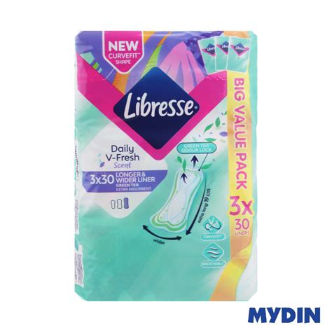 Libresse Slim Odor Control With Green Tea Longer Wider X S Shopee Malaysia