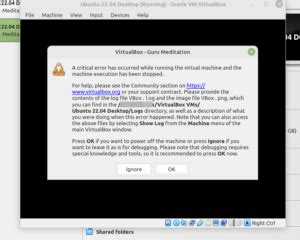 Cause S Of Guru Meditation Error In Virtual Box And How To Fix It FOSSGuides