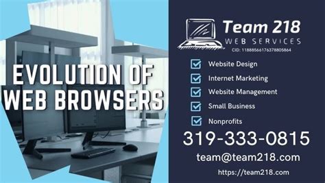 Team 218 Web Services Evolution Of Web Browsers 30 Years Of Web