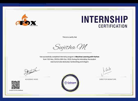 Machine Learning Intern At Coincent Sujitha Manivannan Posted On The Topic Linkedin