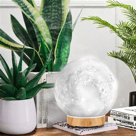 Brayden Studio® Essential Oil Diffuser 200ml Led Desk Moon Lamp