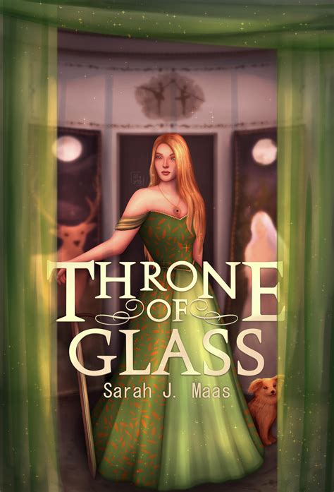 I Redesigned The Cover Of The First Book From Throne Of Glass Series