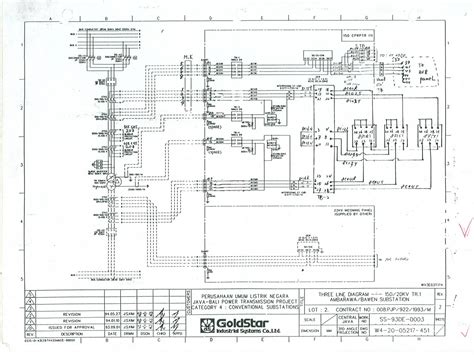 Switchyard Three Line Diagram 1