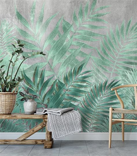 Купити шпалери Піря та листя за низькою ціною в інтернет магазині в Україні