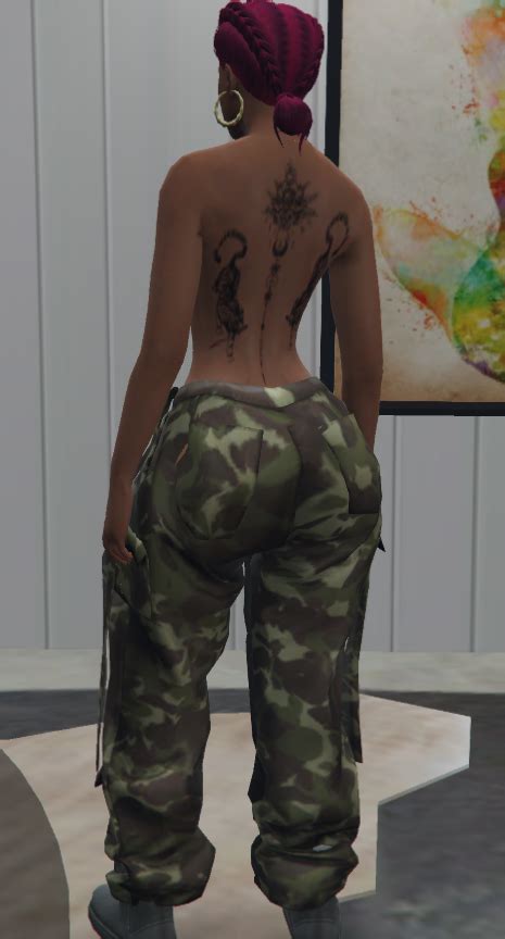 Beautiful Back Tattoo For Female Fivem Sp Gta5