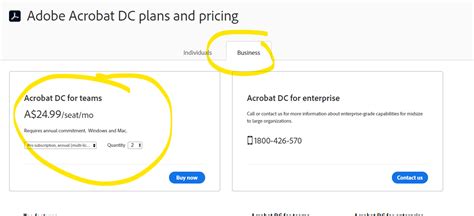 Upgrading Acrobat Pro Dc From Individual Account T Adobe Product