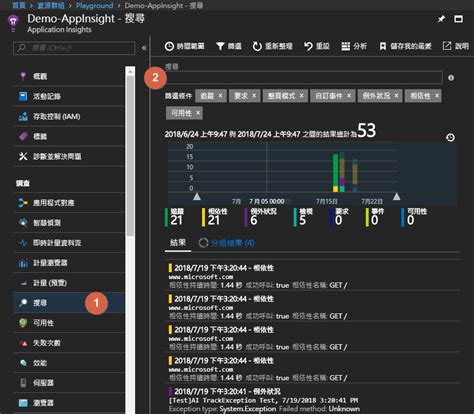 查詢 分析 application insights 所記錄的遙測資料