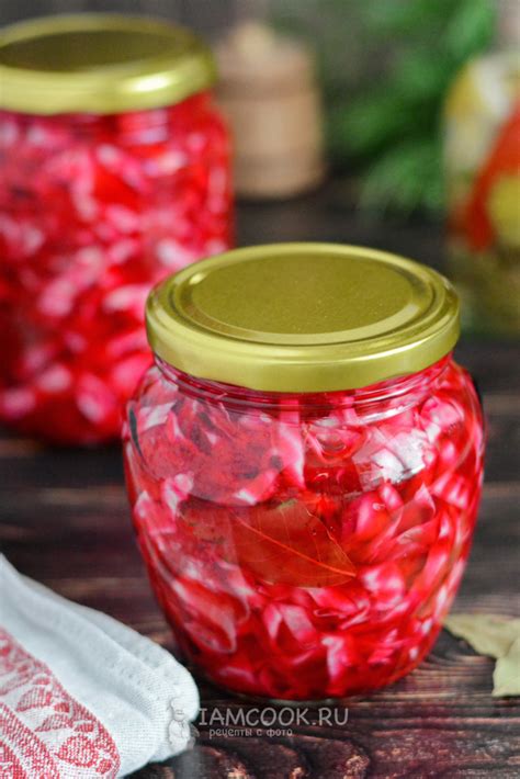 Заварная капуста на зиму со свеклой — рецепт с фото пошагово