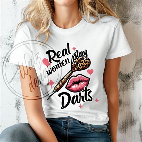 Real Women Play Darts Png Girl Lips Dart Sublimation Design Leopard
