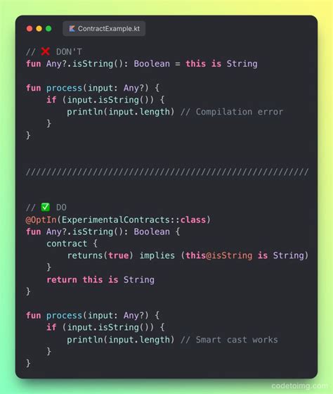 Chiranjeevi Pandey On Linkedin Contracts In Kotlin