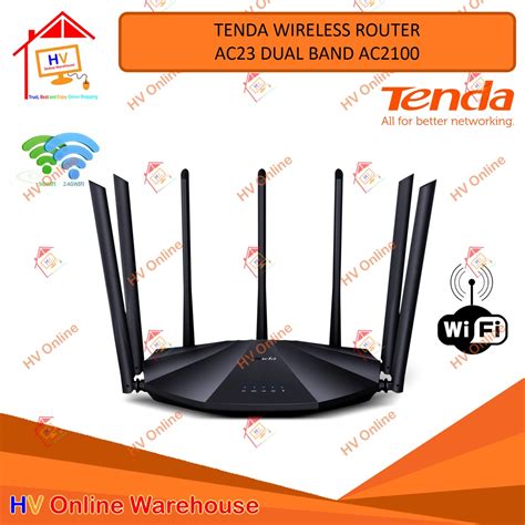 Tenda Tent Ac Ac Dual Band Gigabit Wifi Router Mu Mimo Ghz Ghz Shopee Philippines
