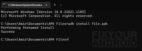 ways to use adb commands to install apk on android