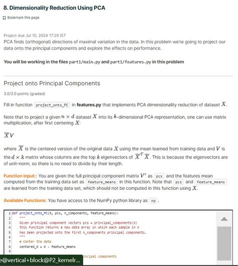 Solved Dimensionality Reduction Using Pcabookmark This