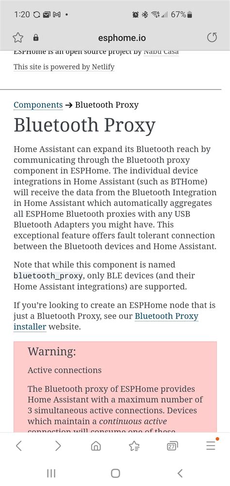 Esphome Multiple Bluetooth Proxies Esphome Home Assistant Community