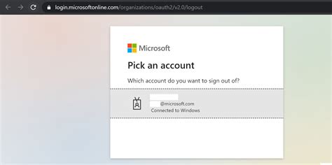 Can You Bypass The “select Account” Prompt When Logging Out · Issue 366 · Azureadmicrosoft