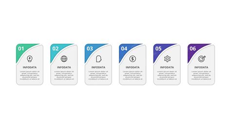 Premium Vector Rectangles Infographic With 6 Steps Options Parts Or