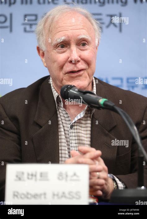 Renowned American Poet In Seoul Renowned American Poet Robert Hass A