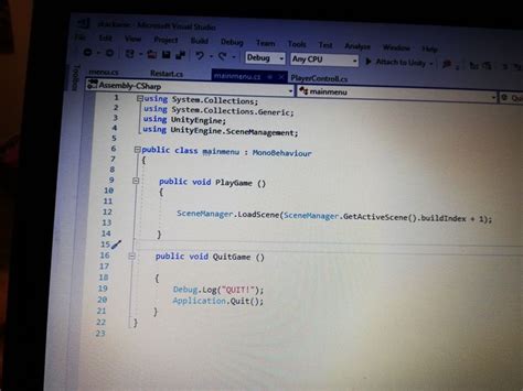 Unity Menu Easy Steps To Create A Menu In Unity