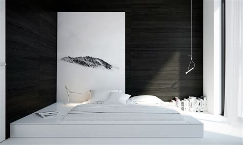 Modern Black White Bedroom