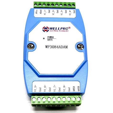 Modul Modbus Med Analog Input 8 St Ensidig DC 0 10V