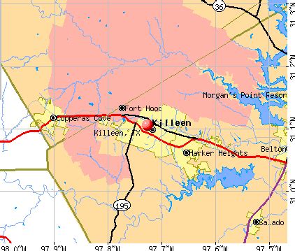 Killeen Texas Map