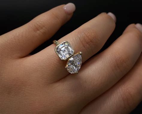 Asscher Engagement Rings Custom Made And Hand Crafted Deltora Diamonds Au