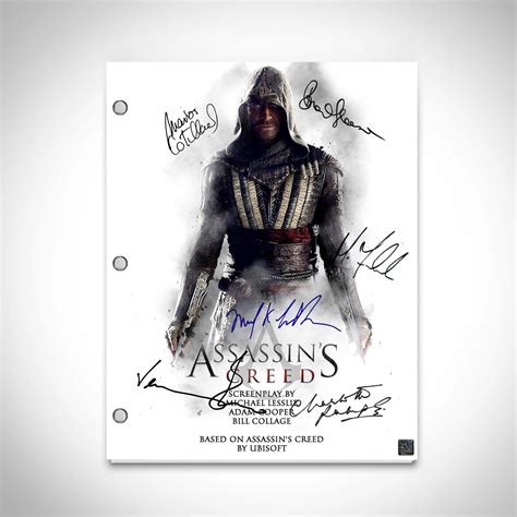 Assassins Creed Script Limited Signature Edition Rare T