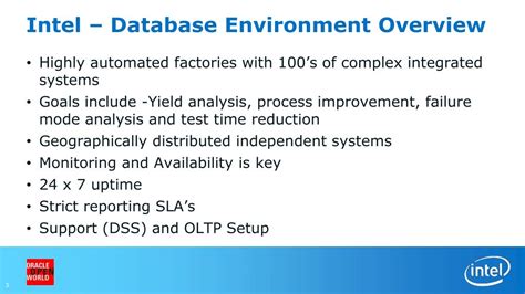 Ppt Consolidating Databases On Oracle Exadata Key Learnings At Intel