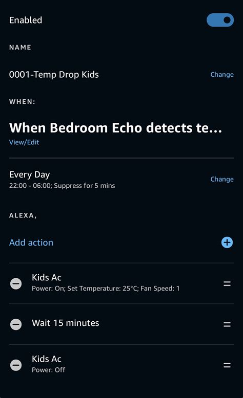 Alexa And Temperature Routines VS Online