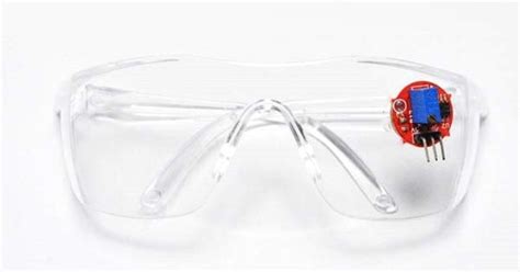 Infrared Eye Blink Sensor With Goggles