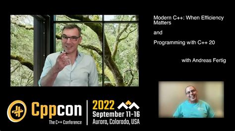 Session Preview Interview With Andreas Fertig Cppcon 2022 Youtube