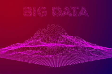 Premium Vector Big Data Visualization Machine Learning Algorithms Analysis Of Information