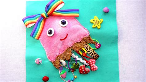 Как сшить развивающую книгу Страница Медуза Youtube