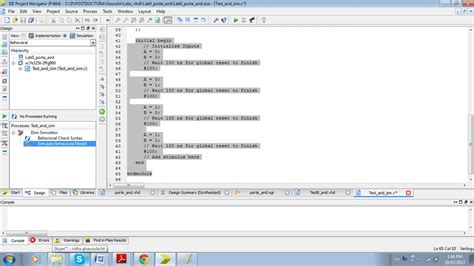 verilog test fixture 5 cliquez deux fois sur simulate behavioral model download scientific