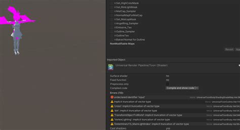 Toon Shader Build Error Undeclared Identifier Input · Issue 74 · Unity3d Jp