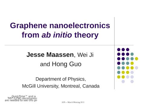 Ppt Graphene Nanoelectronics From Ab Initio Theory Dokumen Tips