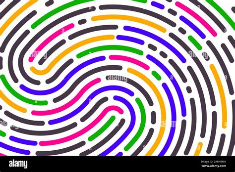 Fingerprint Background Id Pattern Finger Print Vector Color Line Texture Thumbprint Bio