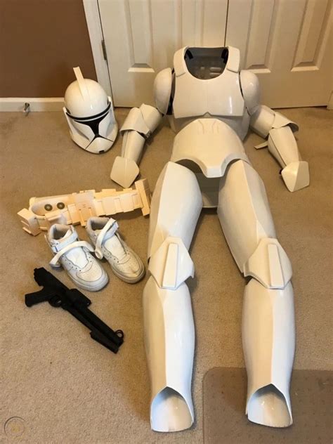 Star Wars Clone Trooper Armor Costume With Helmet 1889577261