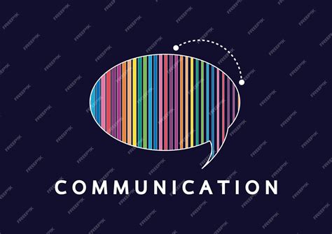Ilustración Vectorial De Un Concepto De Comunicación La Palabra