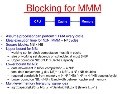 A Comparison Of Cache Conscious And Cache Oblivious Programs Ppt Download