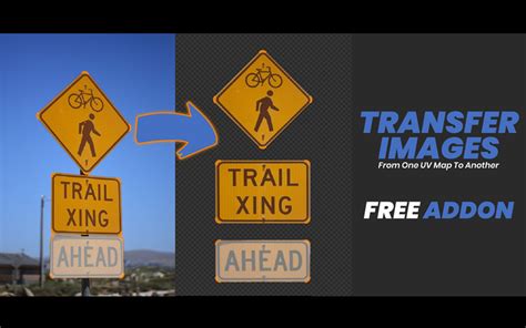 【blender插件】 transfer images v1 0 一键快速转换uv贴图 cggoat
