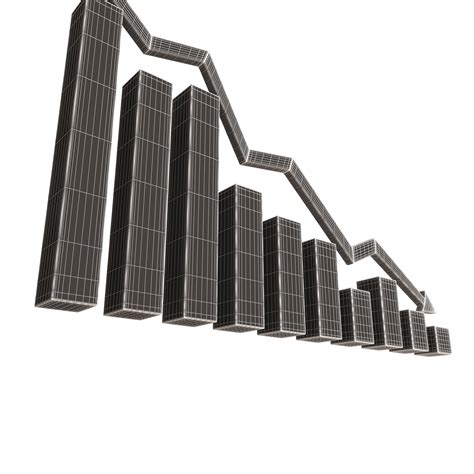 Graph Broken Down 3d Model By Khaganfx